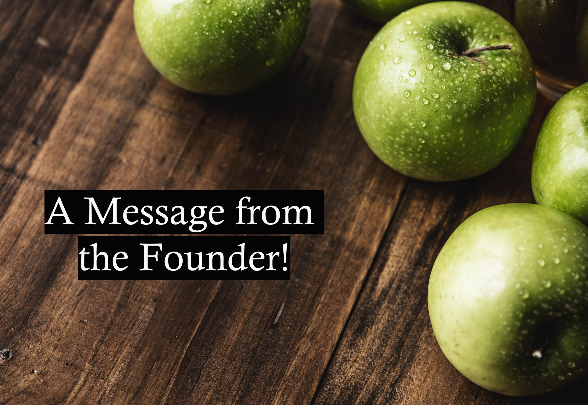 A Message from the Founder! - Eat Clean Sharing